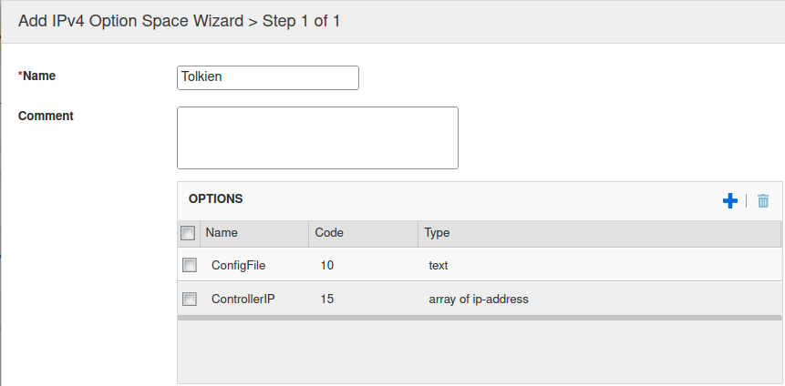 3532 - Configuring DHCP option space and filter in NIOS